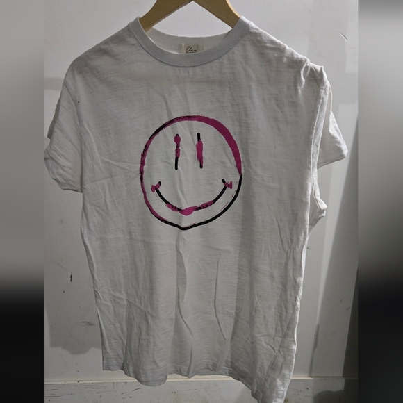 Elan | Tops | Elan White Smile Tshirt | Poshmark